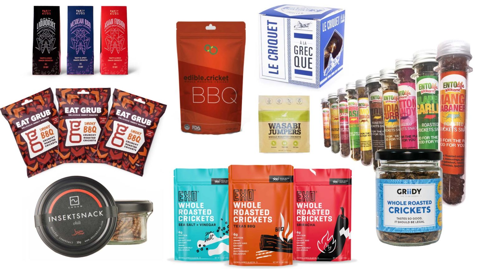 The big list of edible insect products! - Bug Burger - äta insekter!